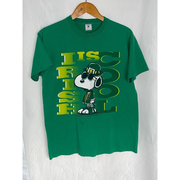 Delta | Shirts | Vintage Single Stitched Peanuts Irish Is Cool Tshirt ...